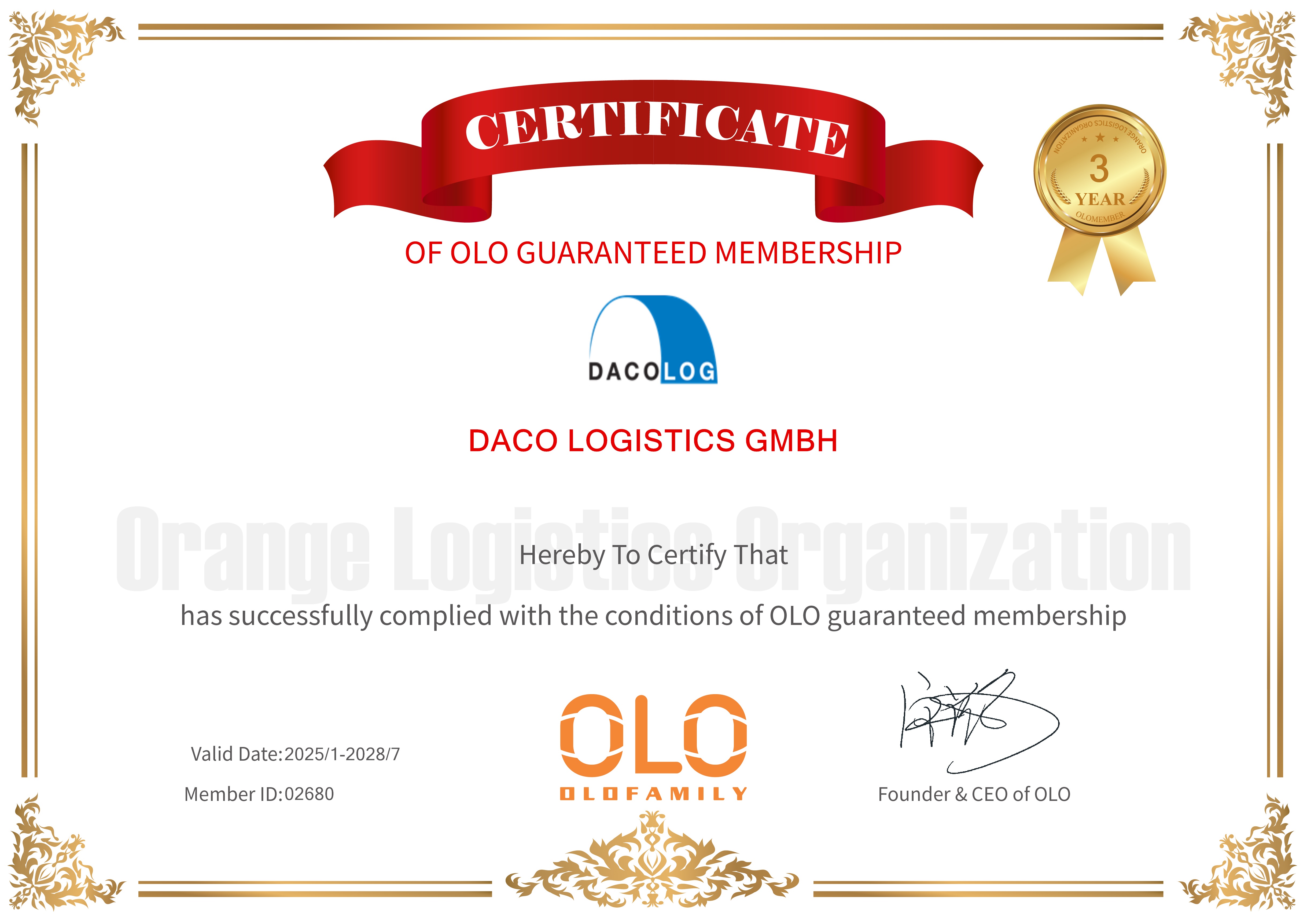 DACO LOGISTICS GMBH - olofamily