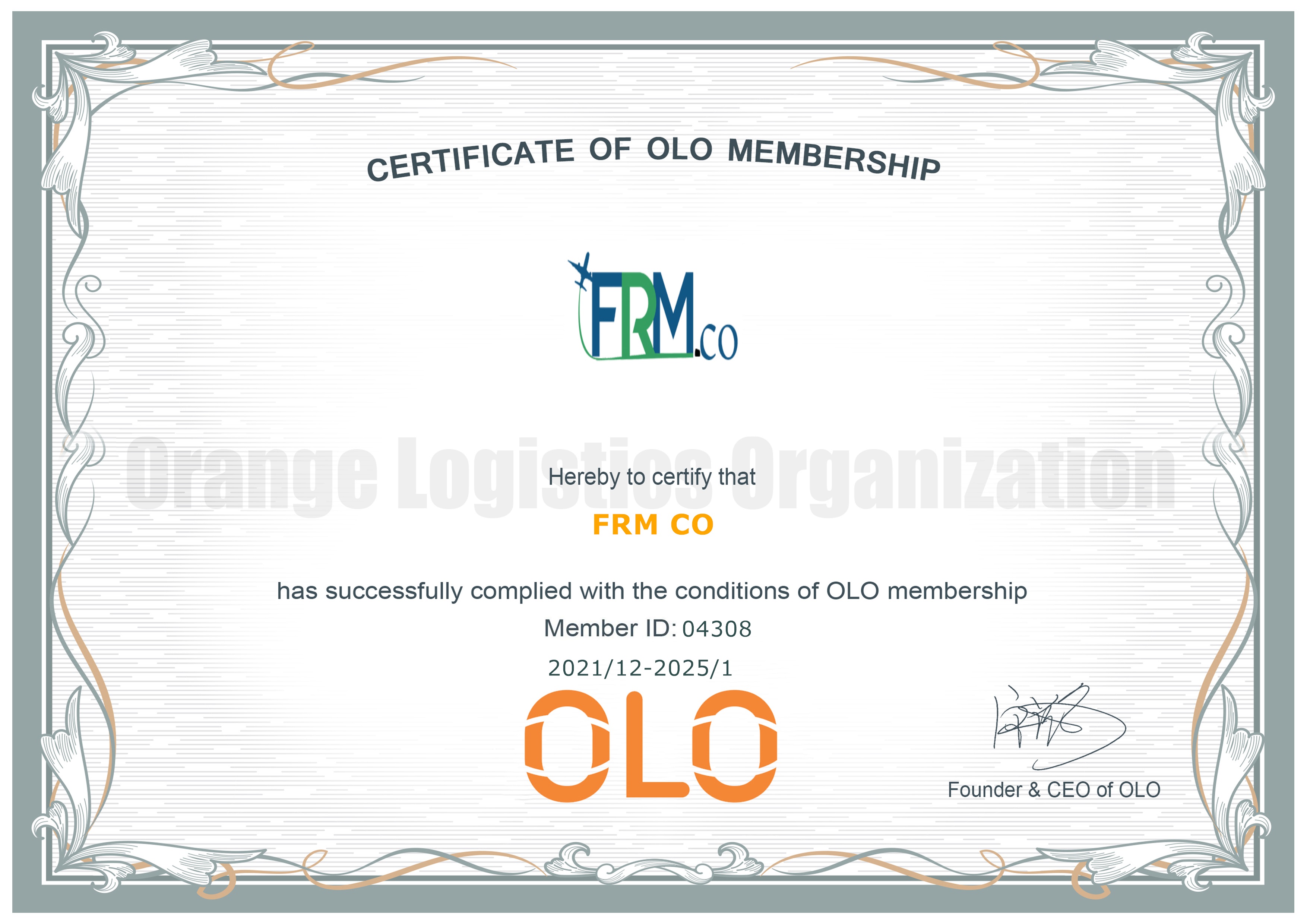 FRM CO - olofamily