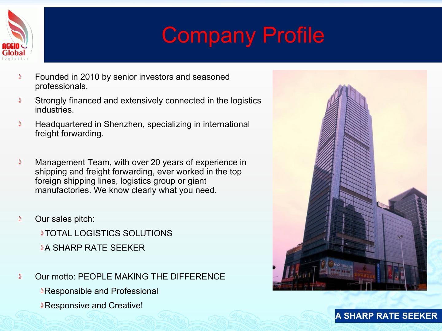 Aggio Global Logistics Shenzhen Co., Ltd. - olofamily