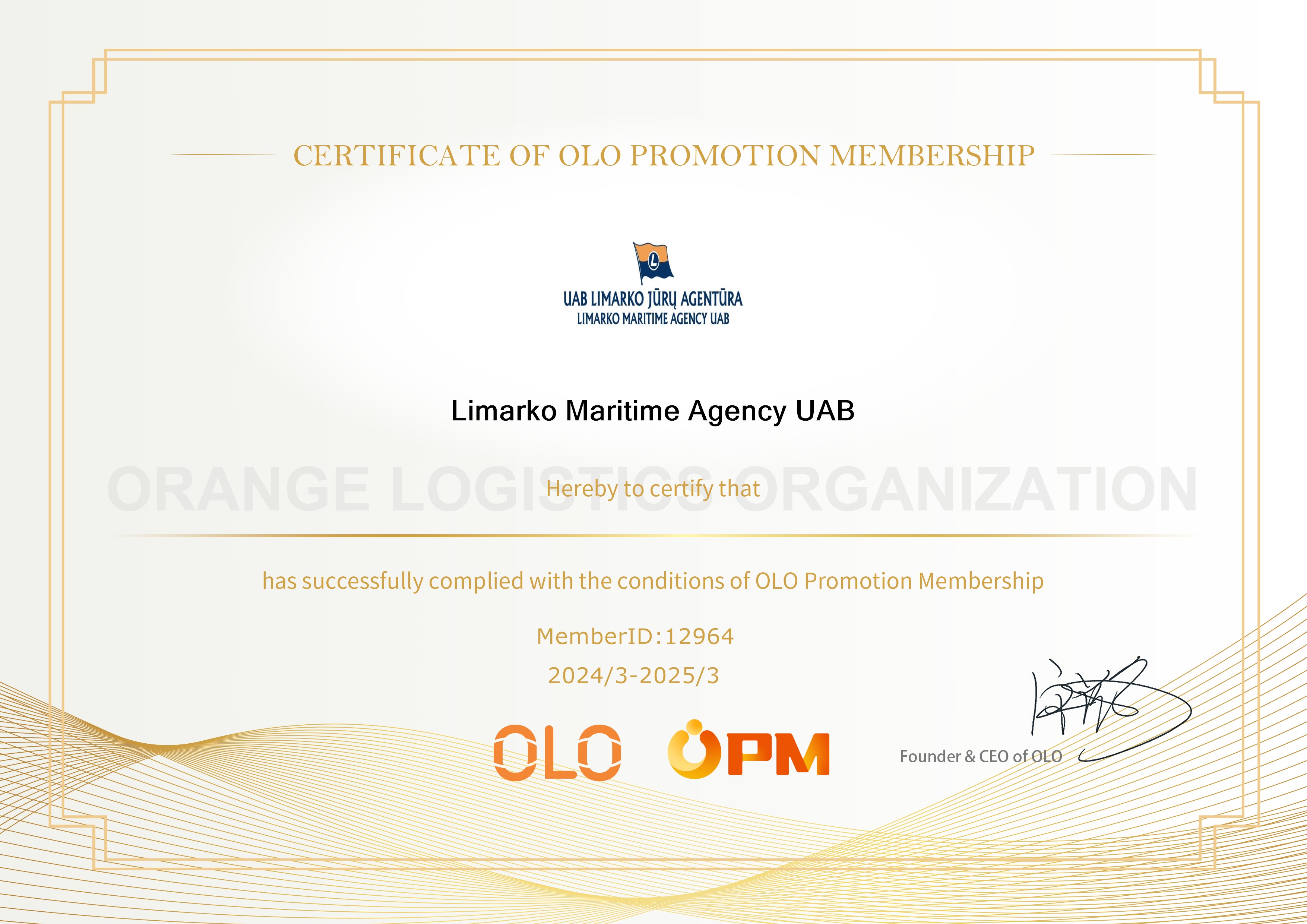 Limarko Maritime Agency UAB - olofamily